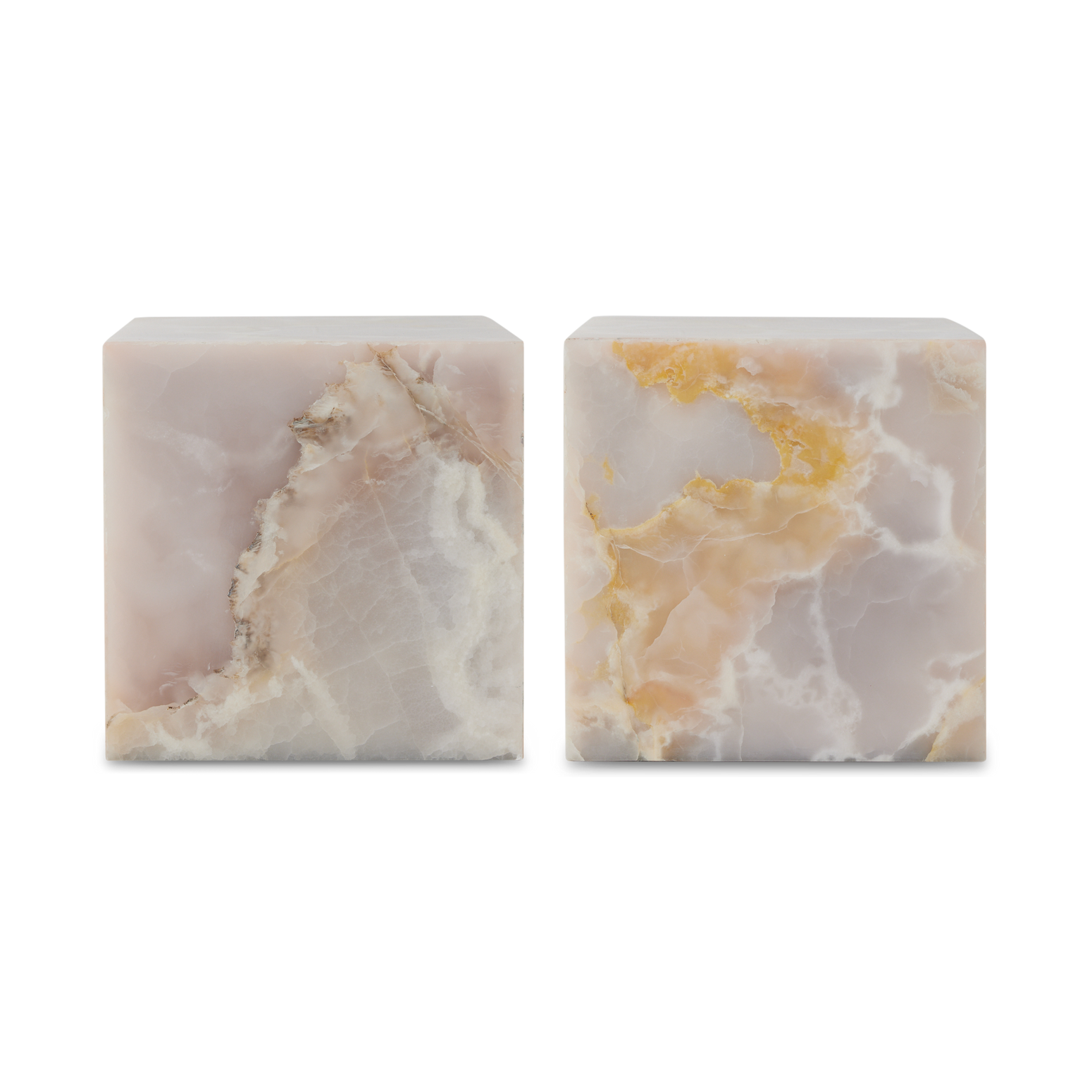 Sidebord Onyx Marble Block Table – OsloDeco