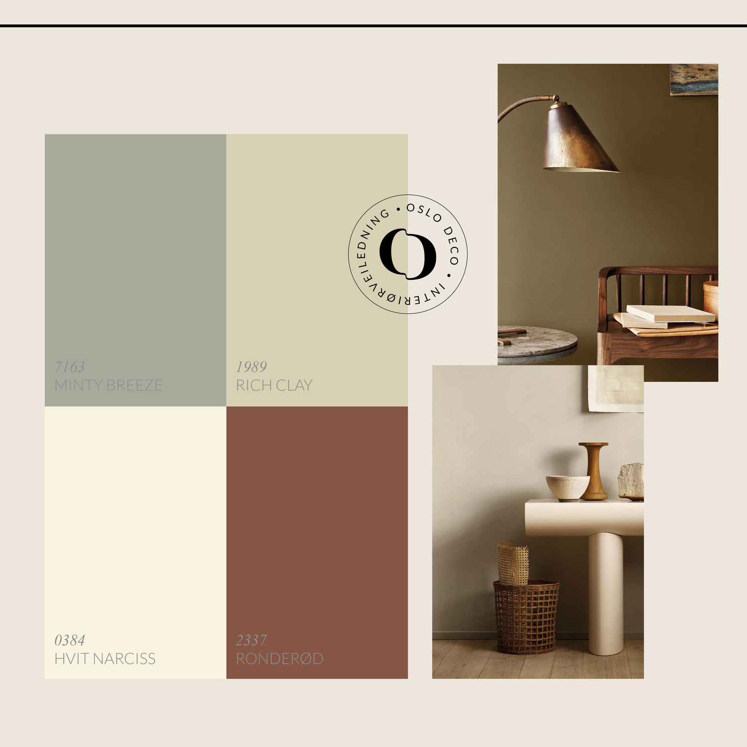 Oslo Deco Fargepalett Mini – få hjelp til å finne farger som passer ...