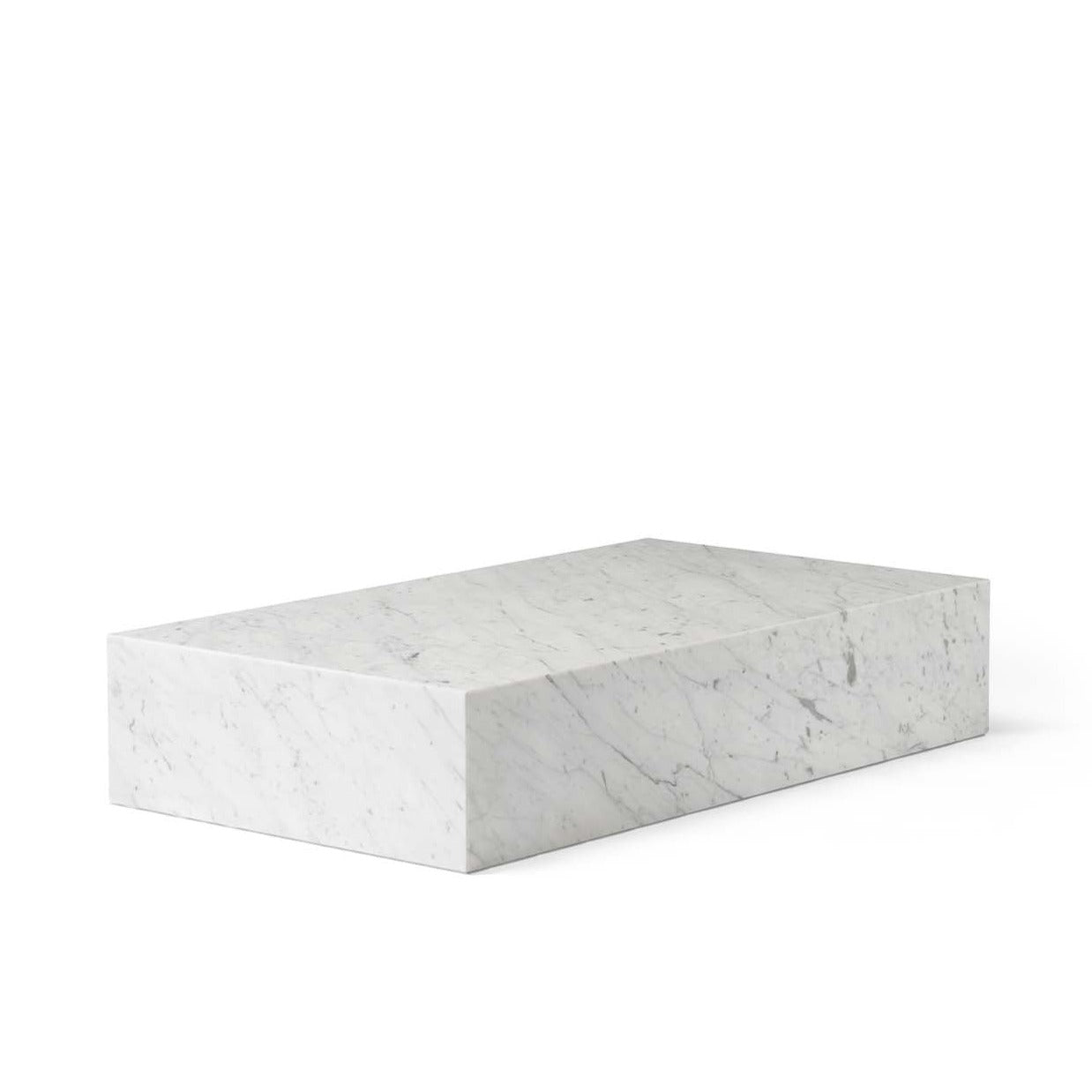 Sofabord Plinth Grand hvit marmor – OsloDeco